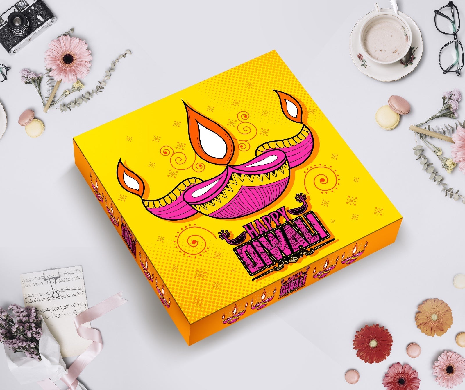 Diwali Sweet Box – Premium Festive Gift Packaging - Design Code 007 ...