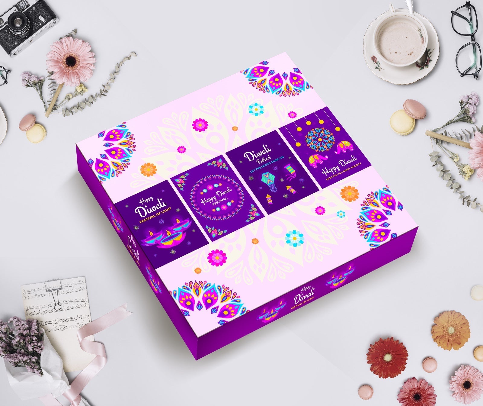 Diwali Sweet Box – Premium Festive Gift Packaging - Design Code 013 ...