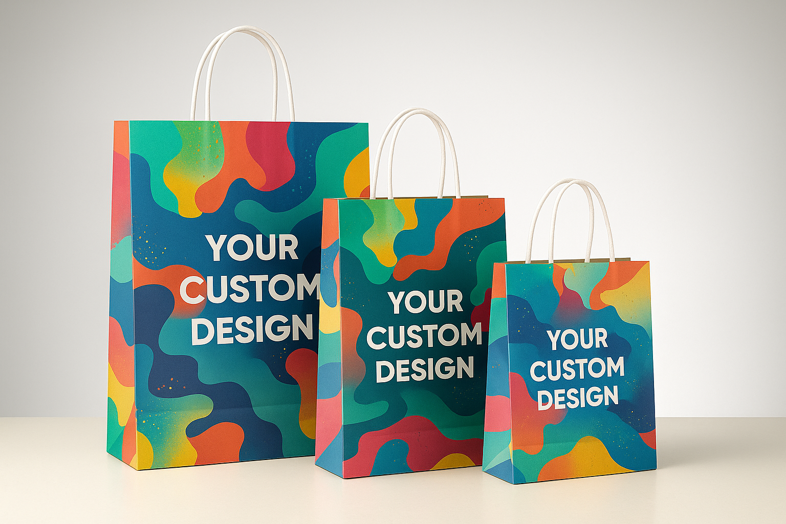 Custom Printed Paper Bags - Custom Design – Mint Print Packaging